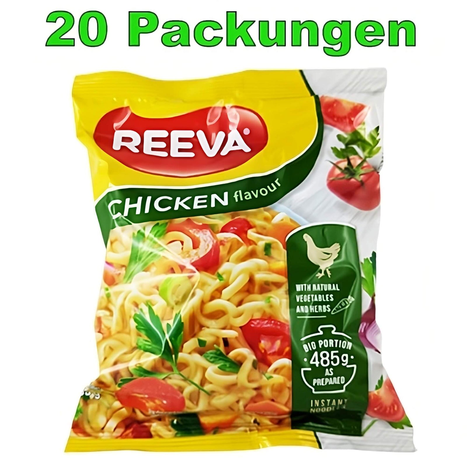 Reeva Big Portion Instant Noodles Huhn 20er Pack (20 x 85g) günstig ...